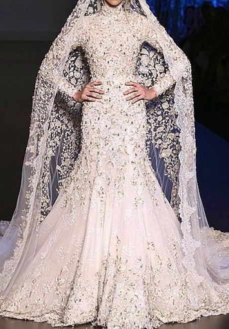 Mermaid Hijab Wedding Dresses | Arabia Weddings