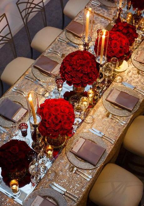 Red Roses Wedding | Arabia Weddings