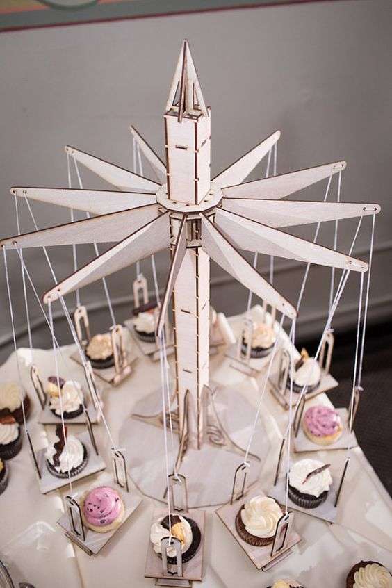Wedding Cupcake Display