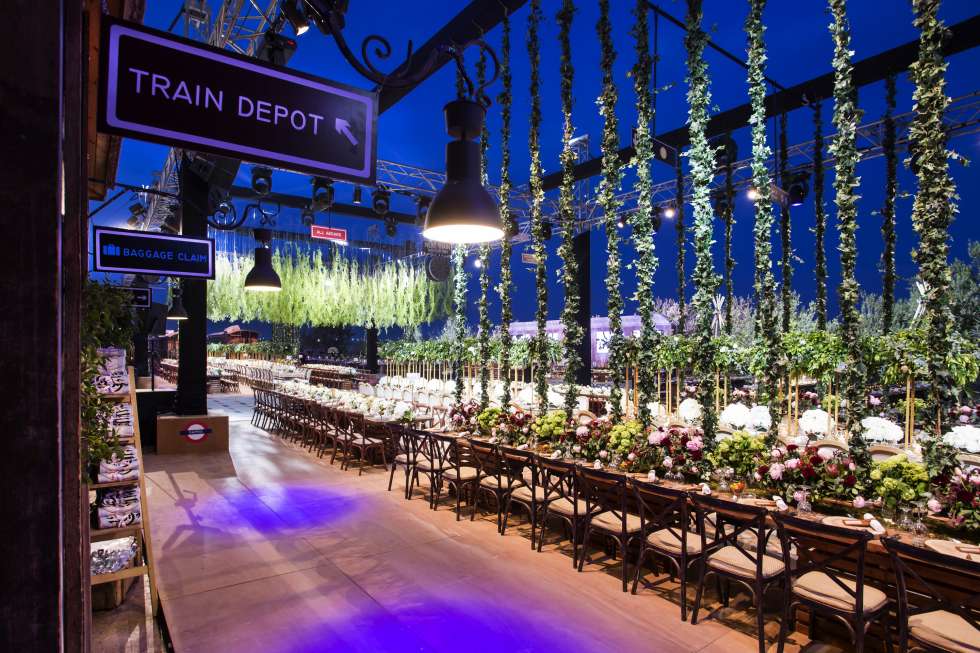 A Unique Train Station Wedding by My Event Design | Arabia Weddings